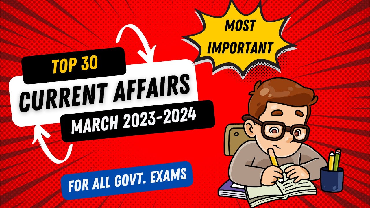 BEST Current GK ( India and World)- 30 Questions for ALL Govt. exams ...