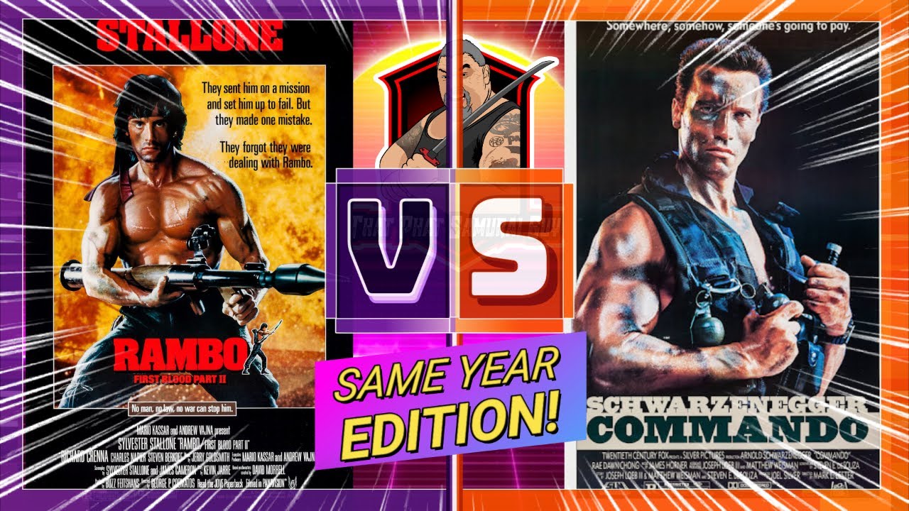 VERSUS Ep.30: Rambo: First Blood Part II (1985) VS. Commando (1985 ...