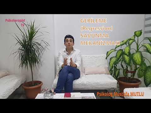 GERİLEME SAVUNMA MEKANİZMASI - Psikolog Mustafa Mutlu
