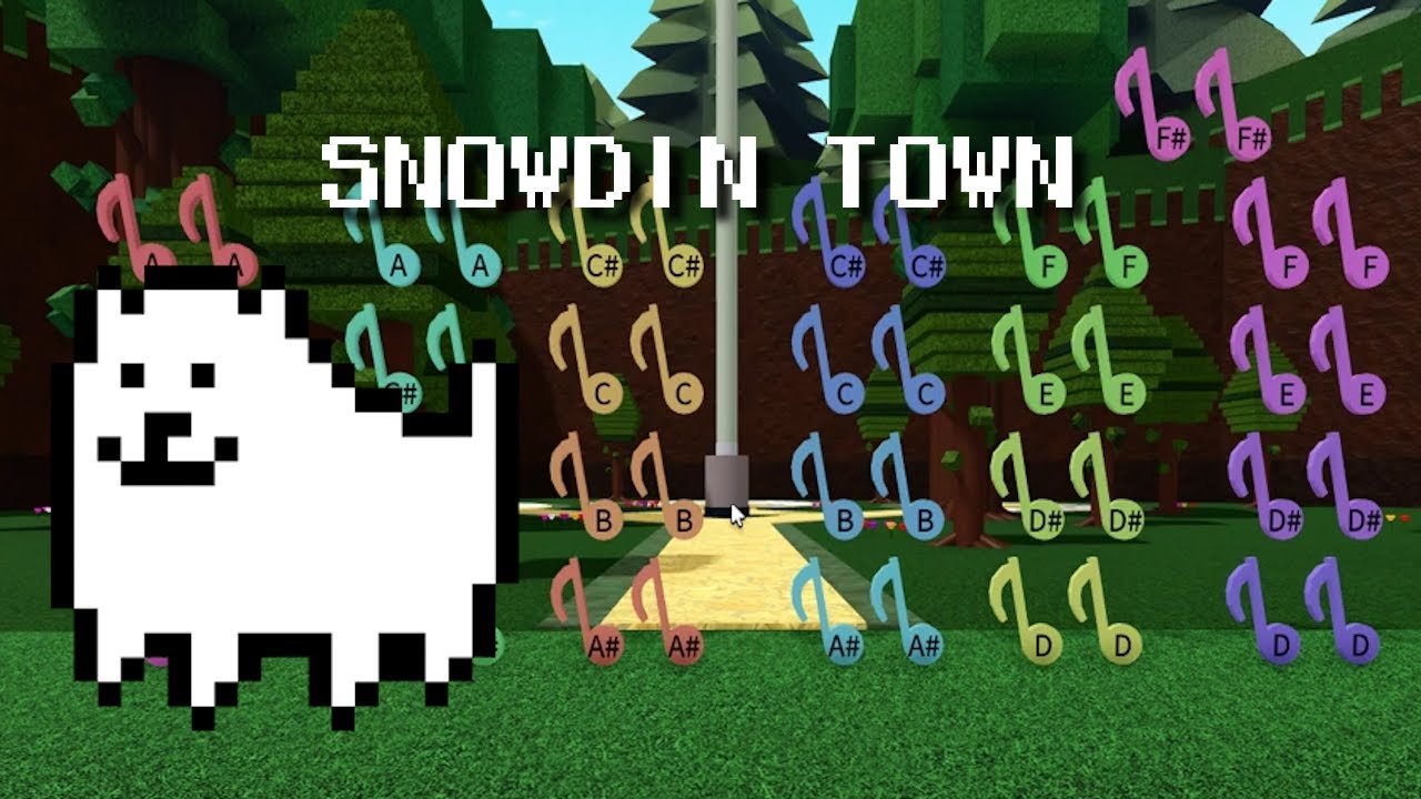 Undertale - Snowdin Town: Played in Build A Boat For Treasure | Roblox ...