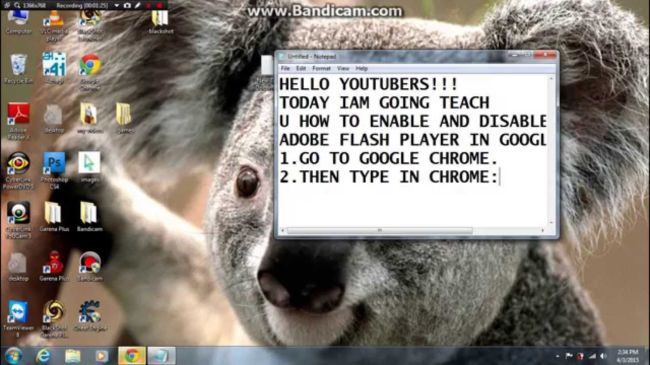 HOW TO ENABLE AND DISABLE ADOBE FLASH PLAYER IN CHROME - YouTube