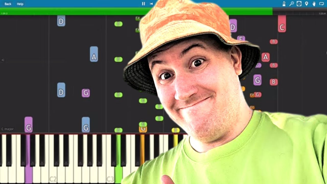 Baldi's Big Zoo - A Baldi's Basics Song - Random Encounters - Piano ...