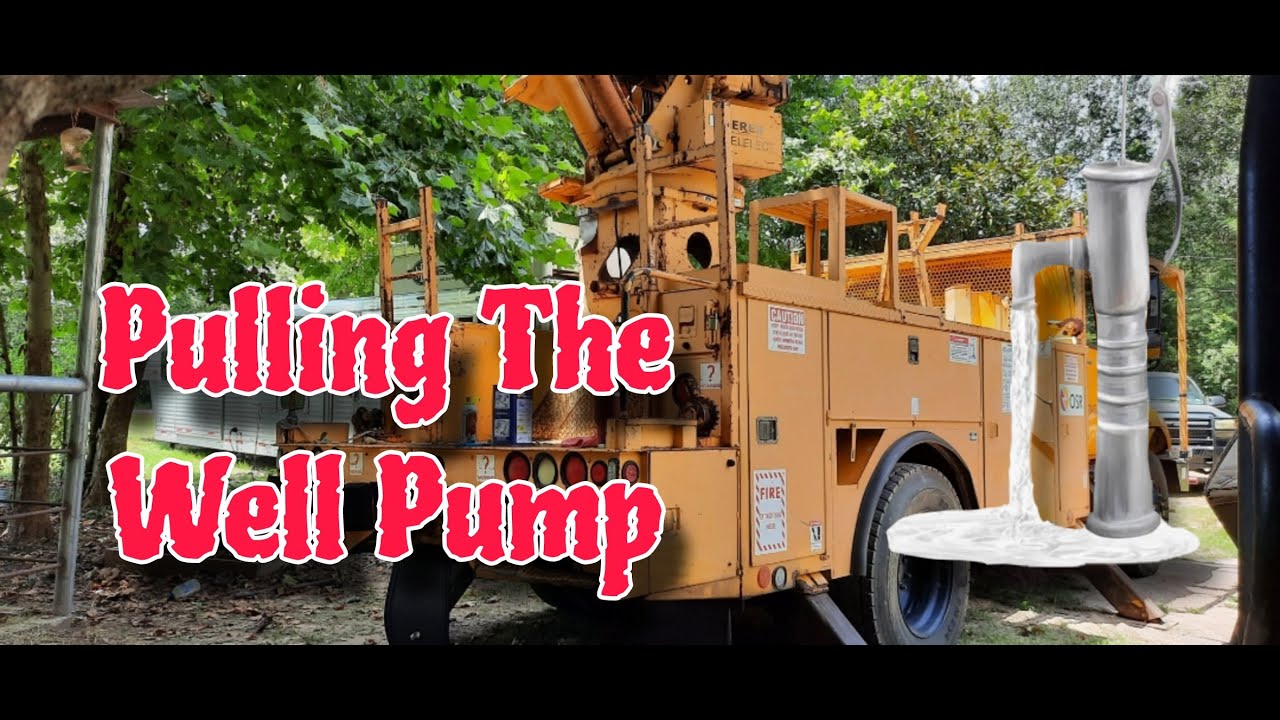 Pulling the Waterwell - Installing New Pump - YouTube