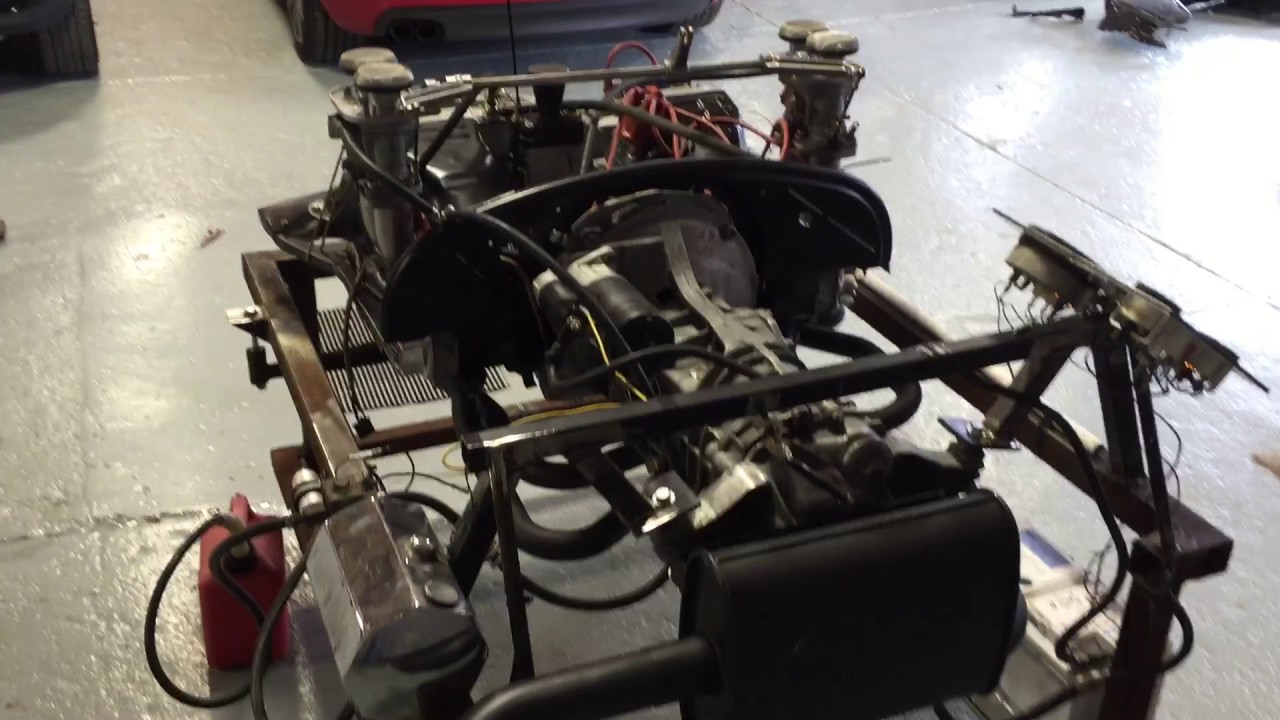 Porsche 914 Engine test stand - YouTube