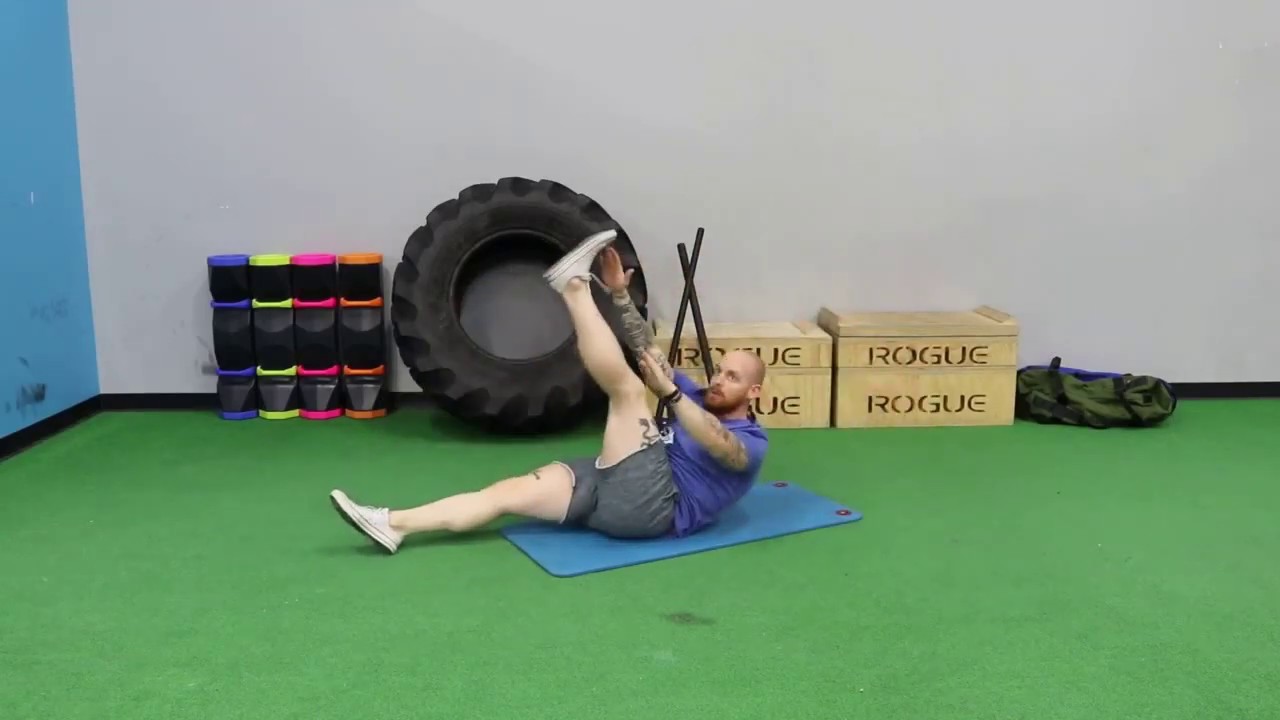 Opposite Leg Toe Touch - YouTube