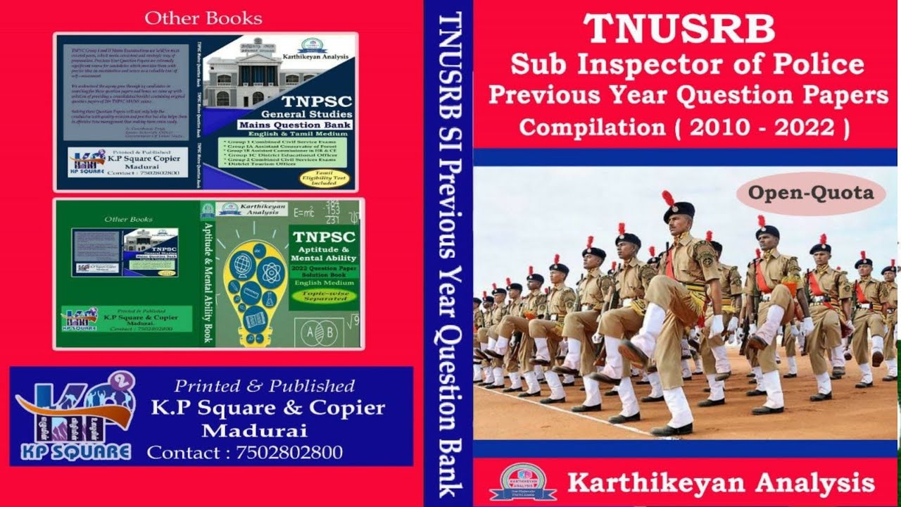 SI Exam Question Bank TNUSRB Exam Previous Year Questions 2010 2022 si-exam-question-bank-tnusrb-exam-previous-year-questions-2010-2022