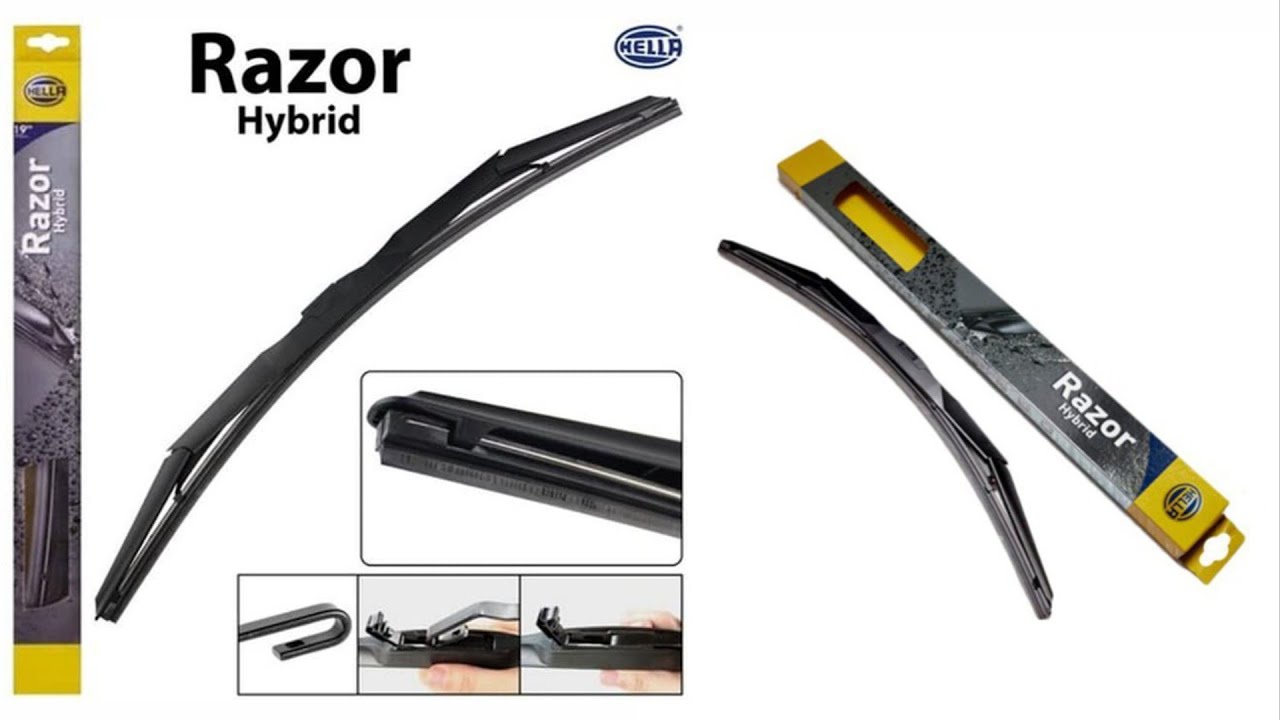 Cara mengganti wiper kaca depan / Review wiper blade razor hybrid - YouTube