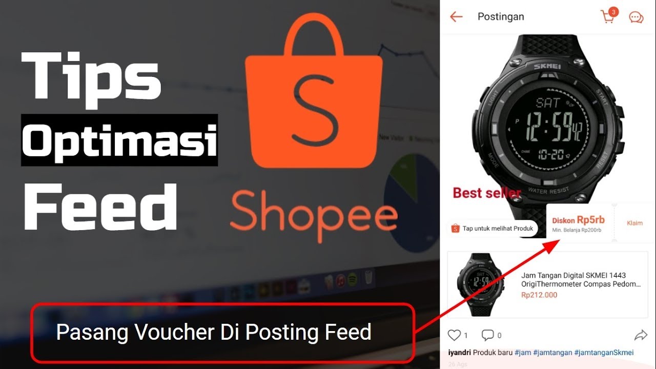 Cara Pakai Fitur Shopee Feed dan Optimasi - YouTube