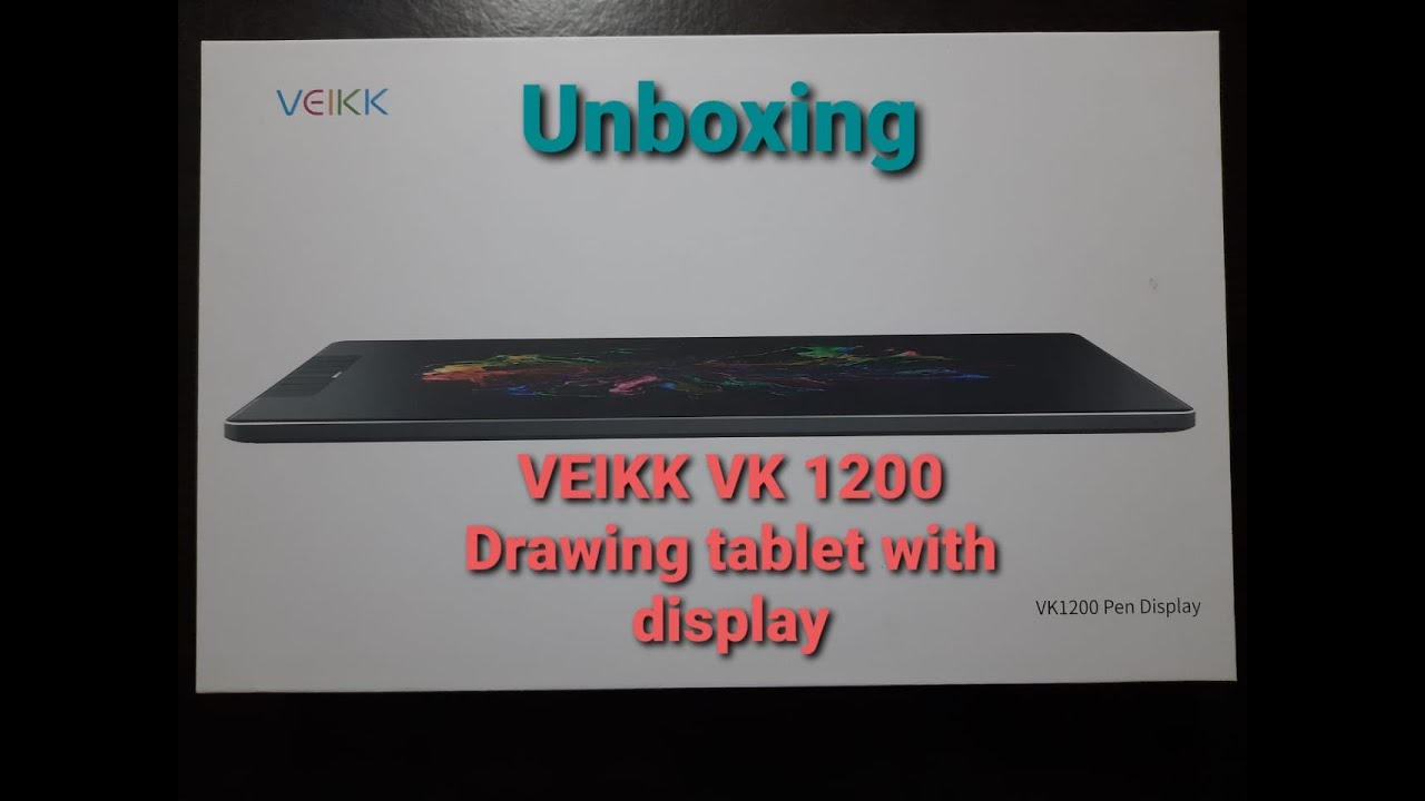 Unboxing the VEIKK VK 1200 Drawing Tab! - YouTube