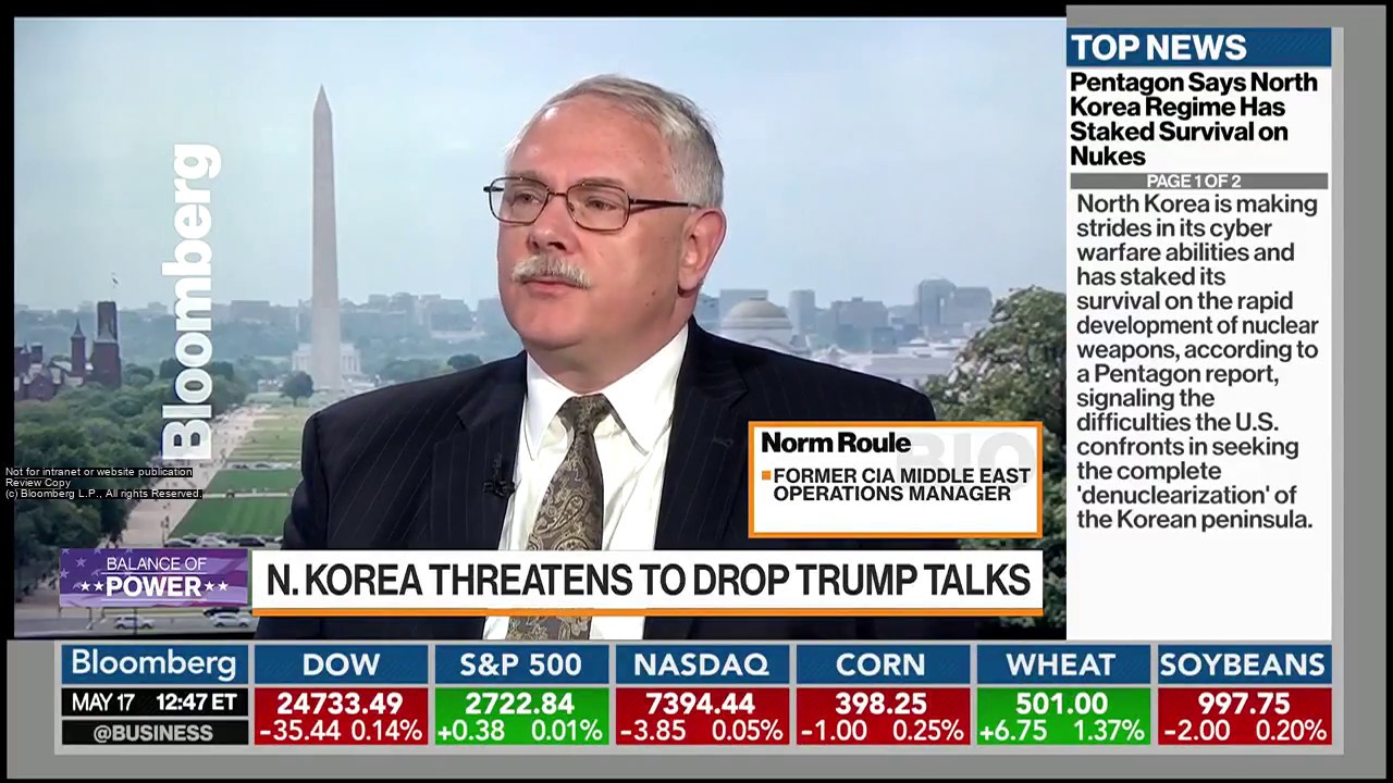 UANI Senior Adviser Norman Roule on Bloomberg - YouTube