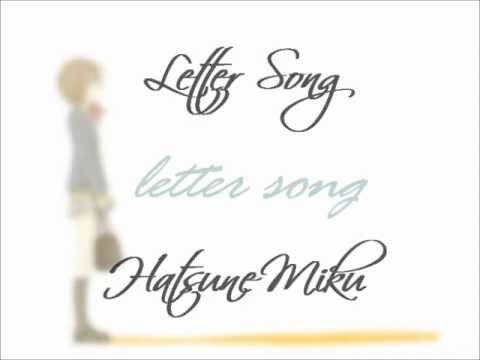 Hatsune Miku: Letter Song (Romaji/Eng Subs)★~ - YouTube