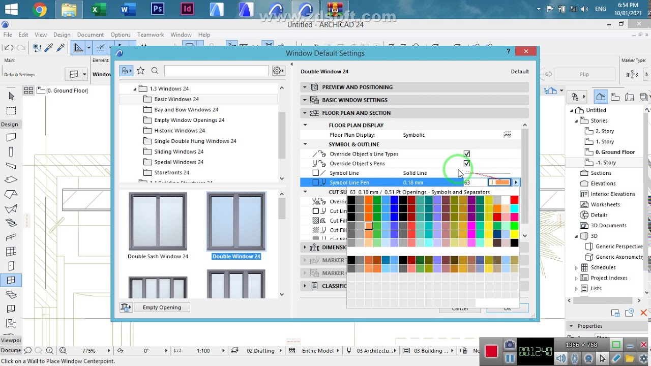 #ArchiCAD 24 tip; Working with trace reference by LAJ_CAD-FORUM - YouTube