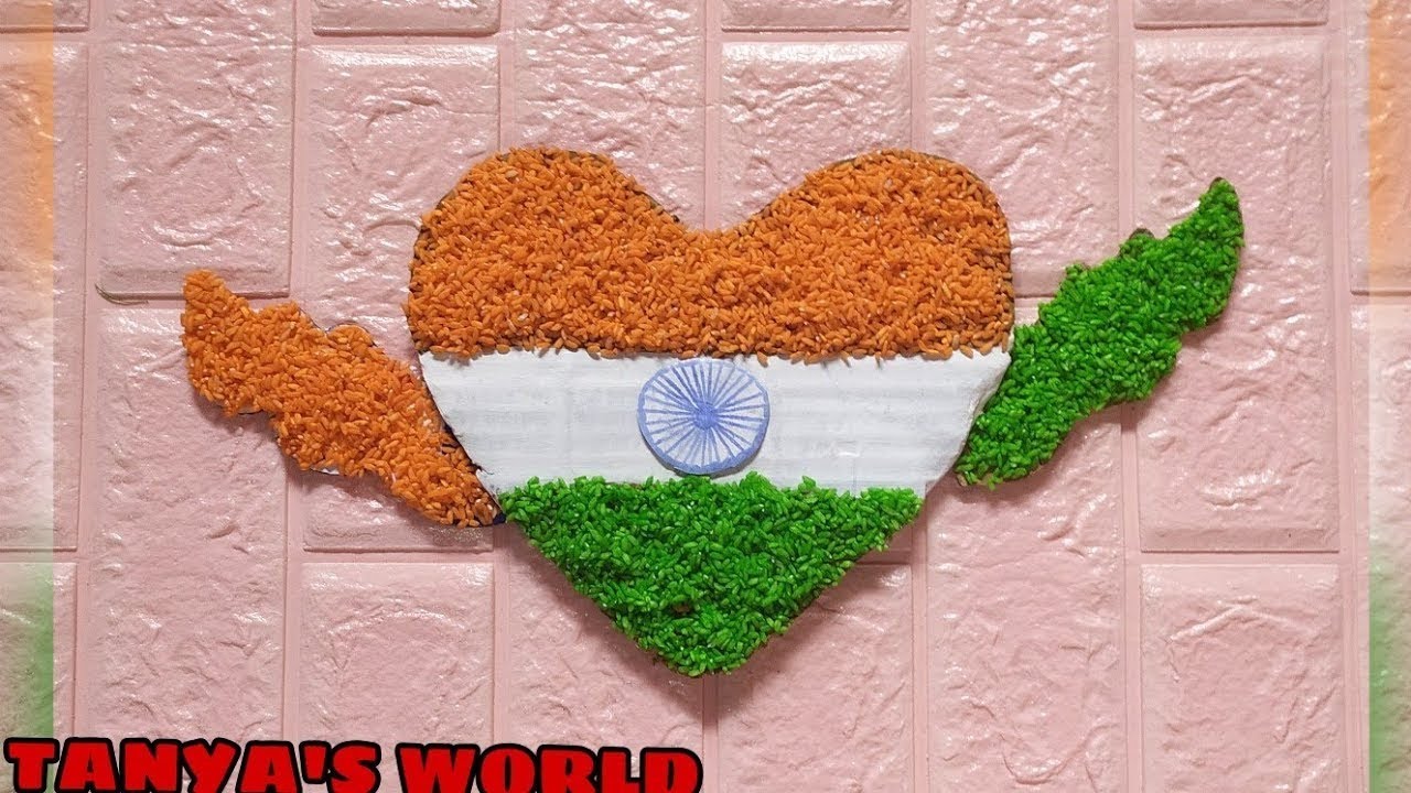 Art and craft || Diy independence day wallhanging || Easy and beautiful ...