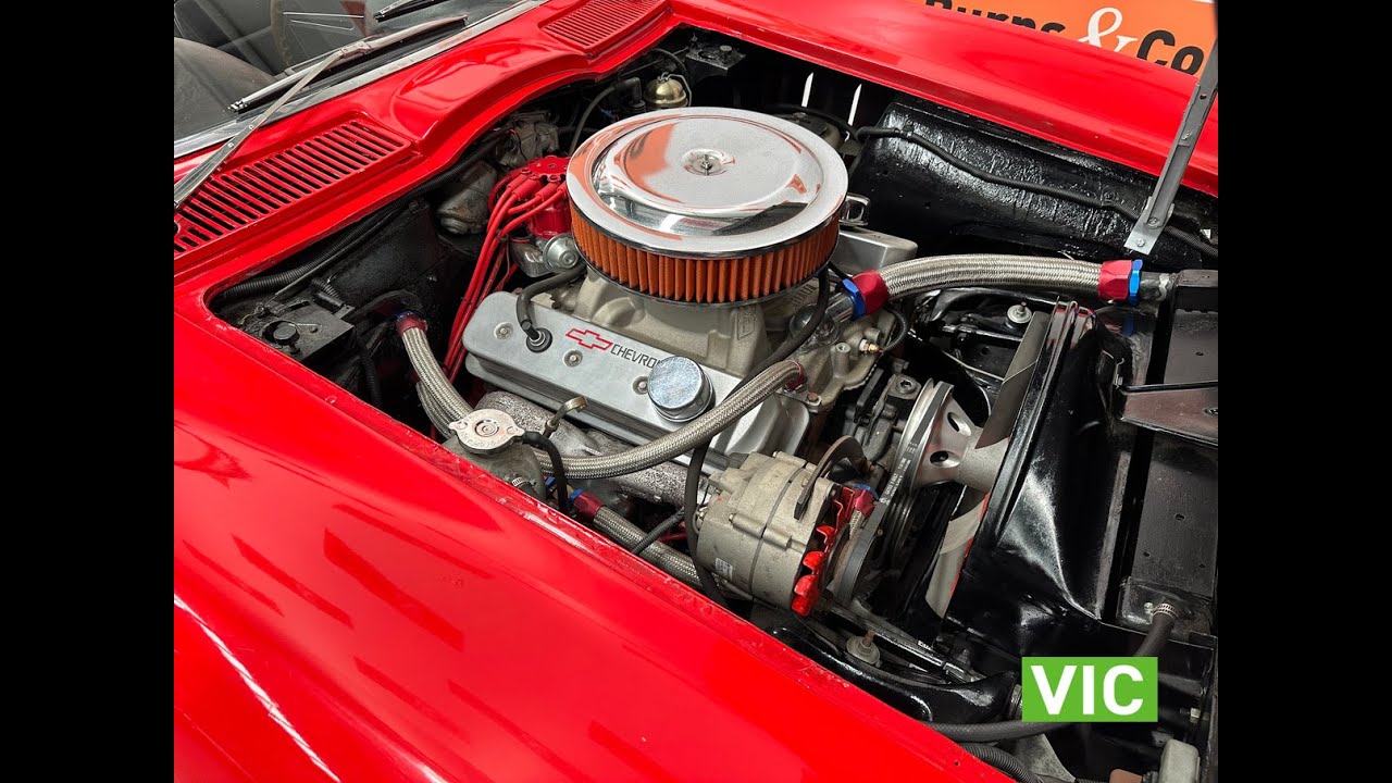 1963 Chevrolet Corvette Stingray Convertible - Engine Video - YouTube