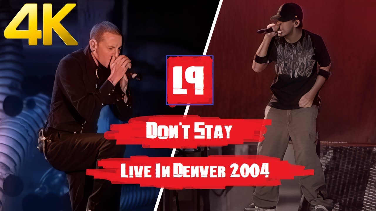 Don't Stay (Live In Denver 2004) 4K/60fps - YouTube