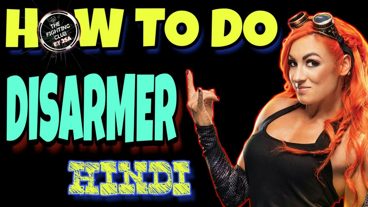 DISARMER-👉☺HOW TO DO DISARMER☺👈/BECKY LYNCH FINISHER - YouTube