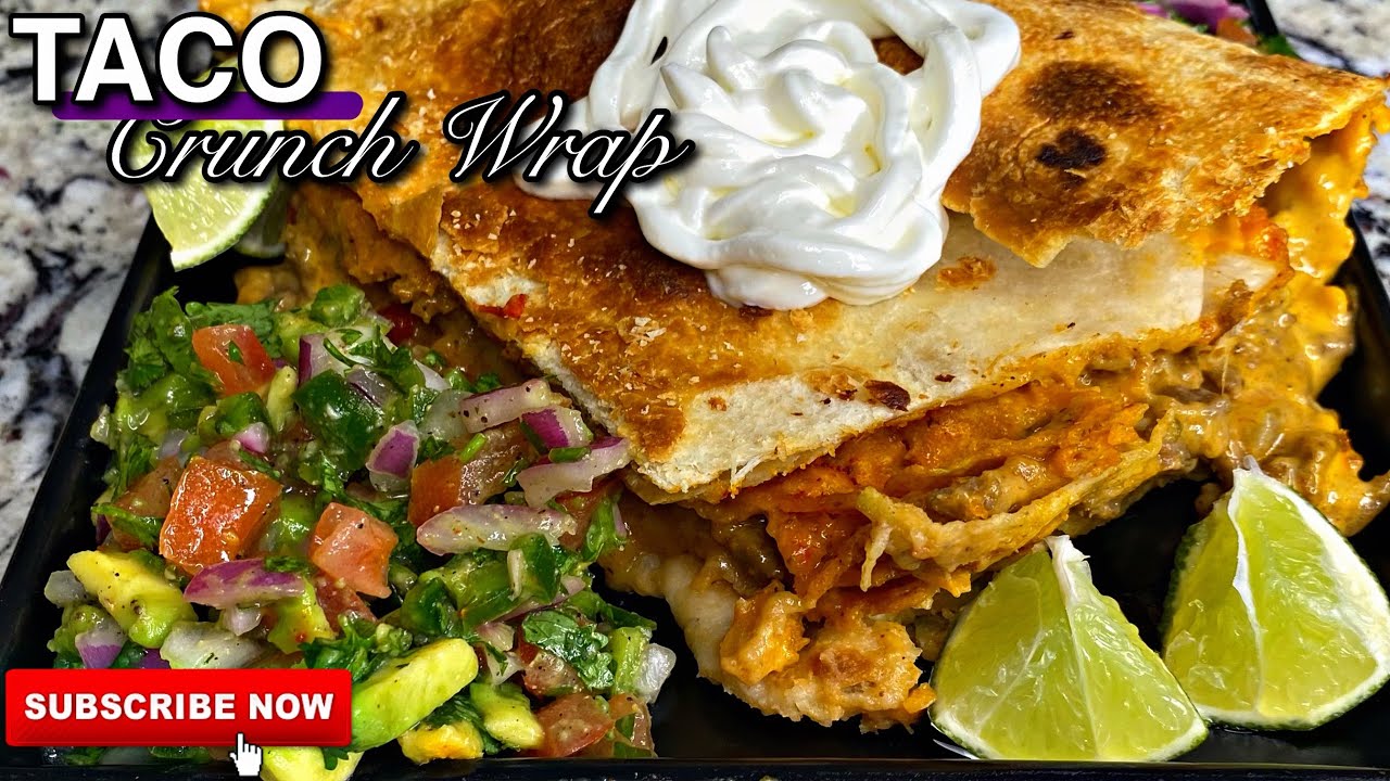 How To Make Taco Crunch Wrap | Taco Crunch Wrap - YouTube