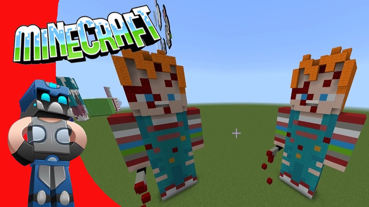 Minecraft: Como hacer Chucky Skin Tutorial - YouTube