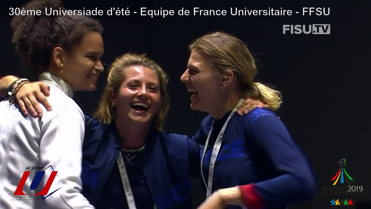 30ème Universiade d'été - Napoli 2019 - Médaille d'or Alexandra Louis ...