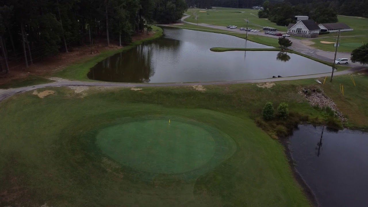 Zebulon Country Club hole 18 raw footage - YouTube