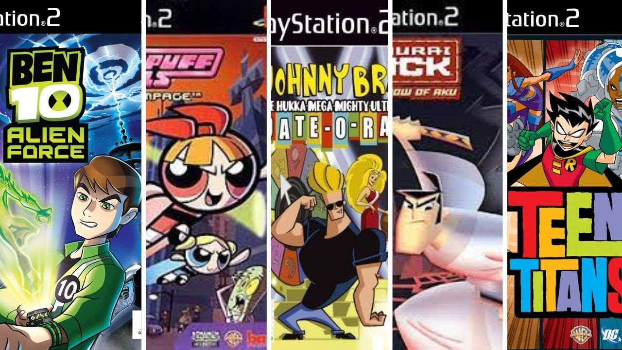 TODOS OS JOGOS DA Cartoon Network DO PLAYSTATION 2 - YouTube
