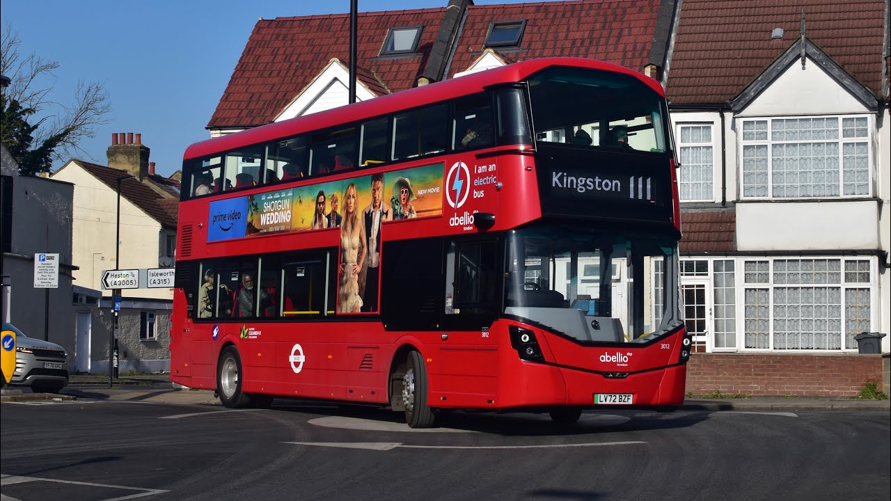 *NEW* Journey on a Wright Electroliner - Route 111 - Abellio London ...