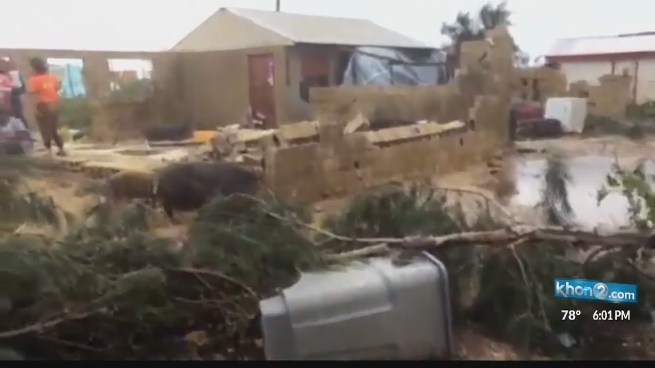 Tropical Cyclone Gita causes widespread damage in American Samoa - YouTube