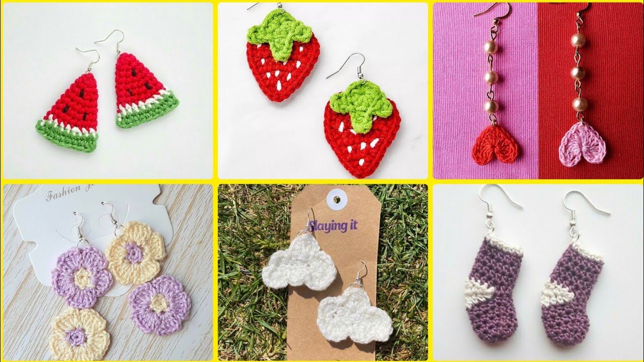 Free crochet accessories patterns - YouTube