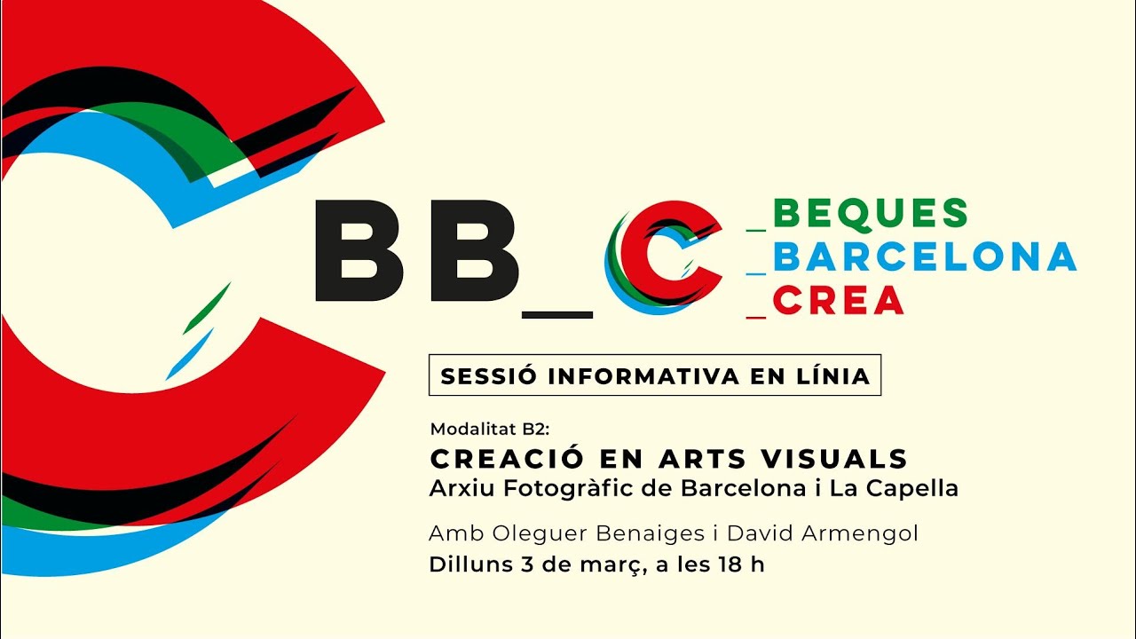 Sessió informativa Beques Crea. Beca Arxiu Fotogràfic - La Capella ...