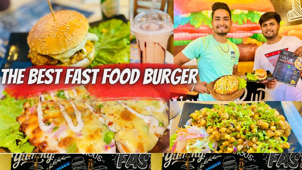 The Best Fast Food Burger | Cheese pizza | Ropar - YouTube