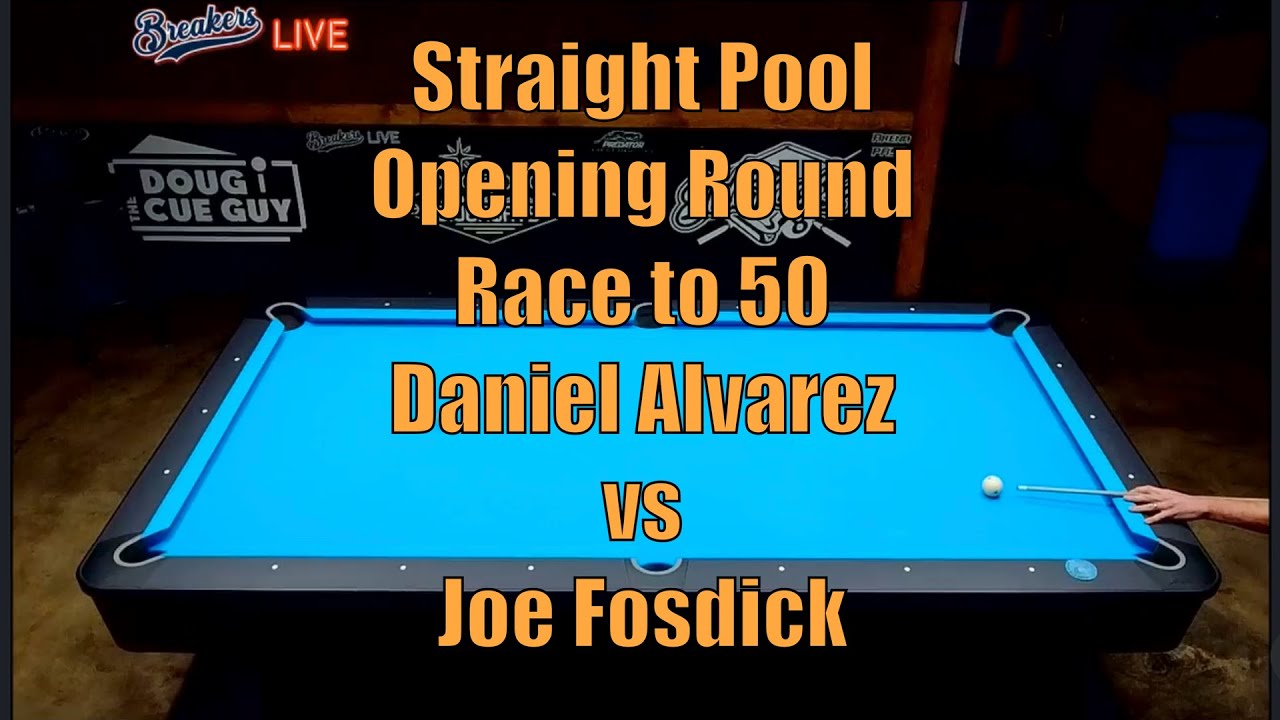 Straight Pool Opening Invitational round match 4 - YouTube