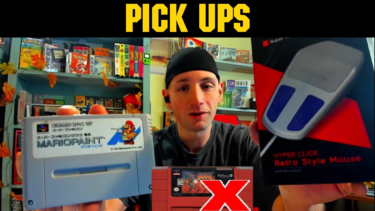 Retro Pick Ups! Hyperkin SNES Mouse, Mario Paint (JP) - YouTube