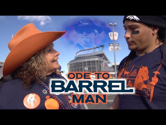 Broncos Barrel Man