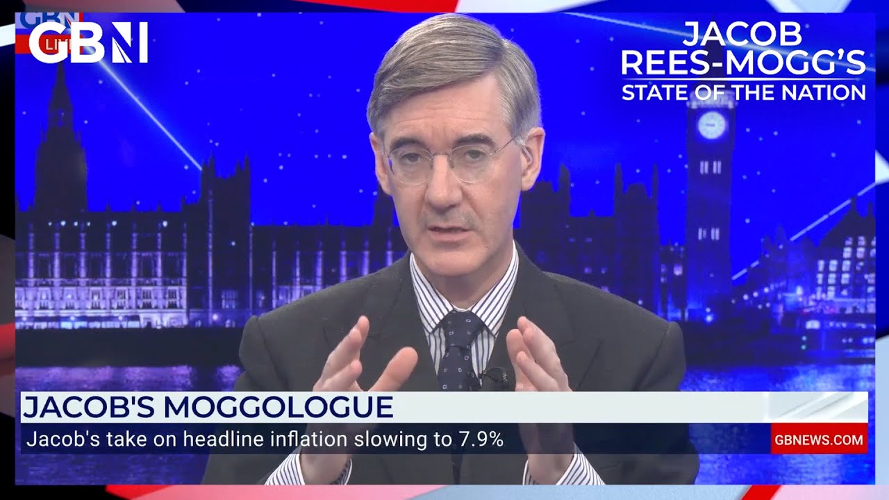 Jacob Rees-Mogg shares his thoughts on inflation falling to 7.9% - YouTube