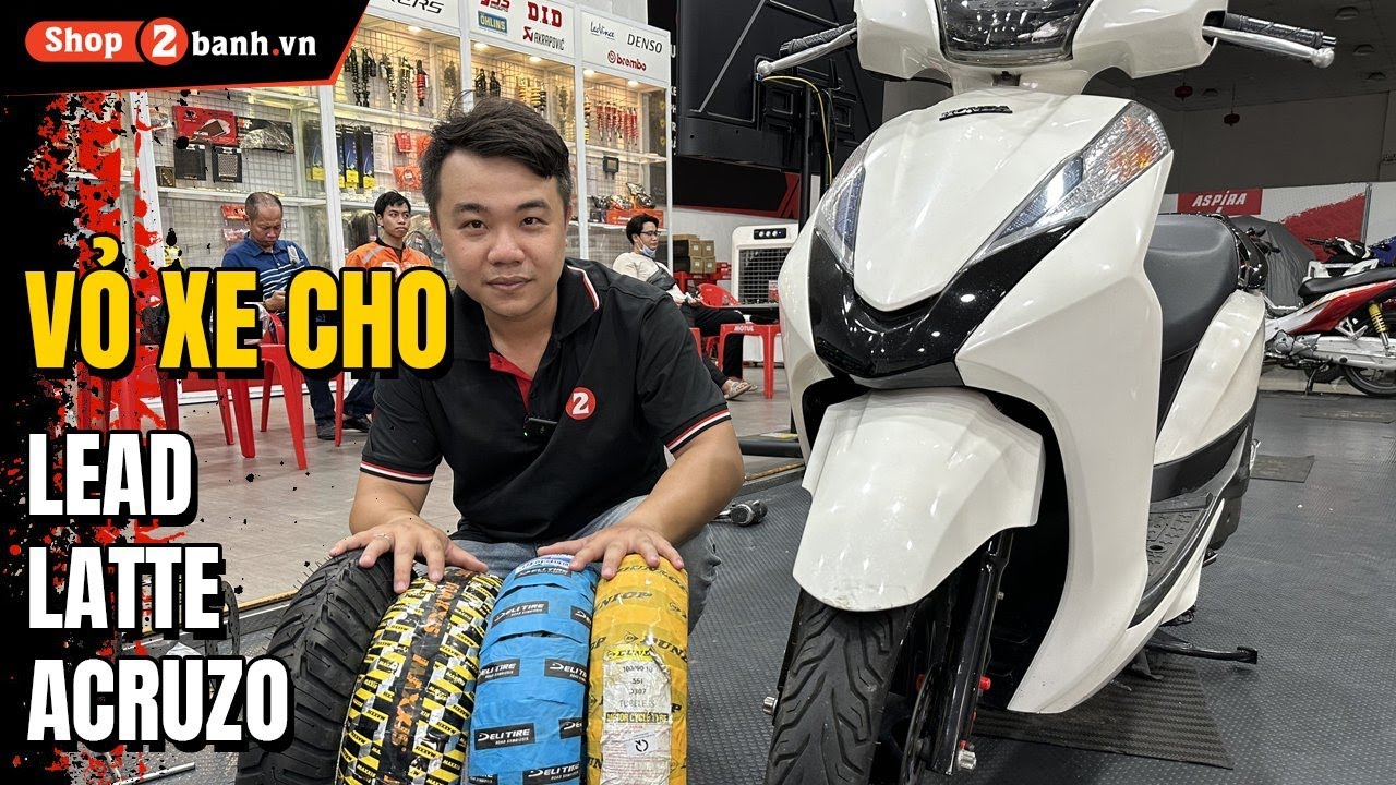 Tổng hợp vỏ xe tay ga Lead, SCR, Latte, Acruzo, Elizabeth, Spacy... mẫu ...