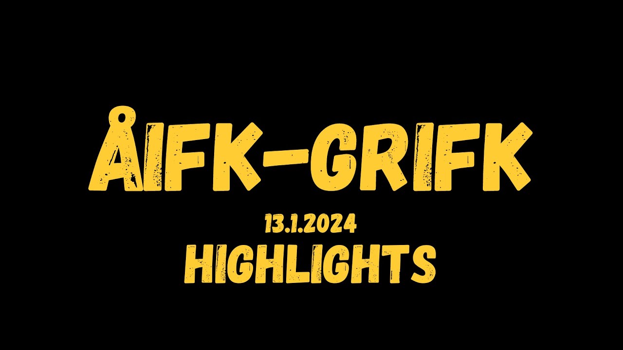 Highlights – ÅIFK-GrIFK - YouTube