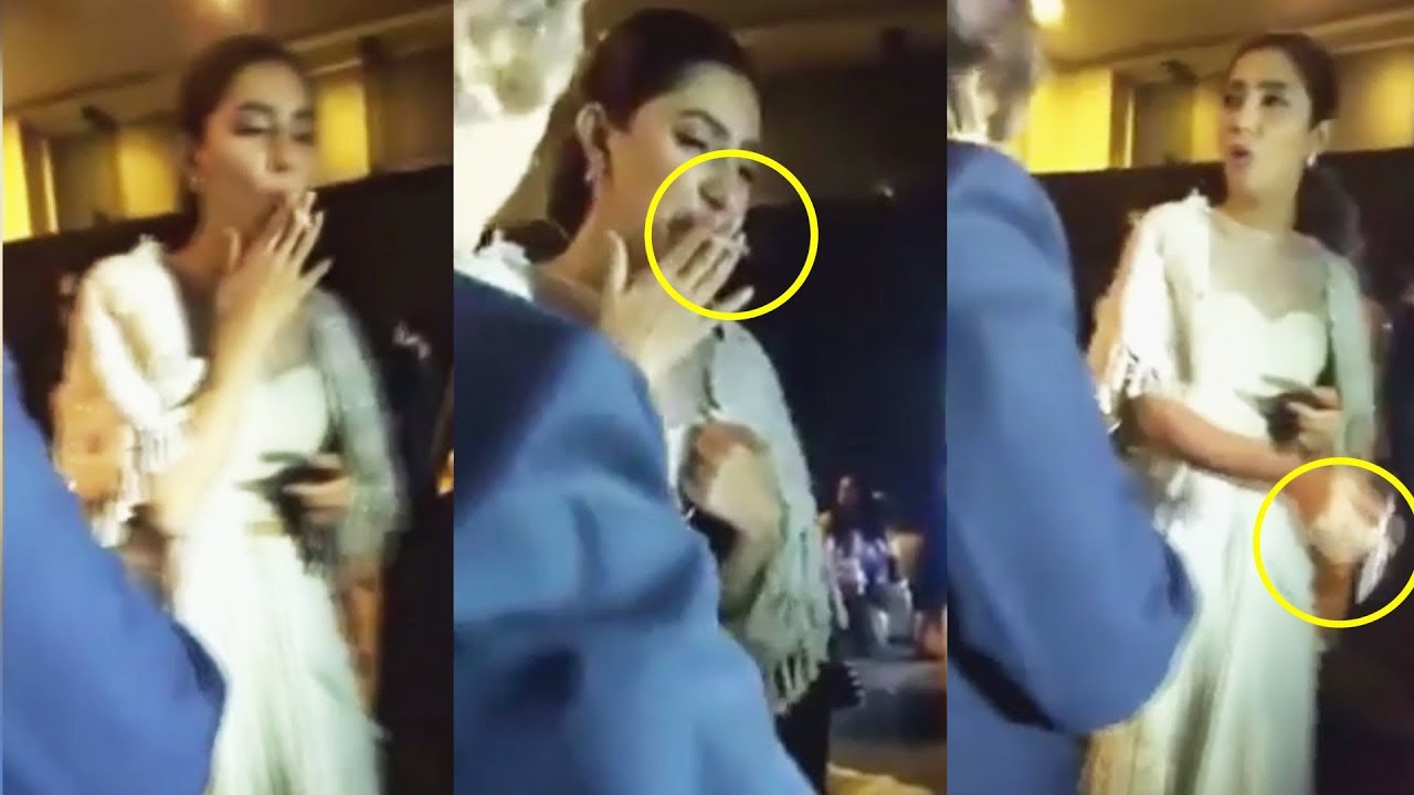 OMG! Mahira Khan Caught Smoking A Cigarette Again - YouTube