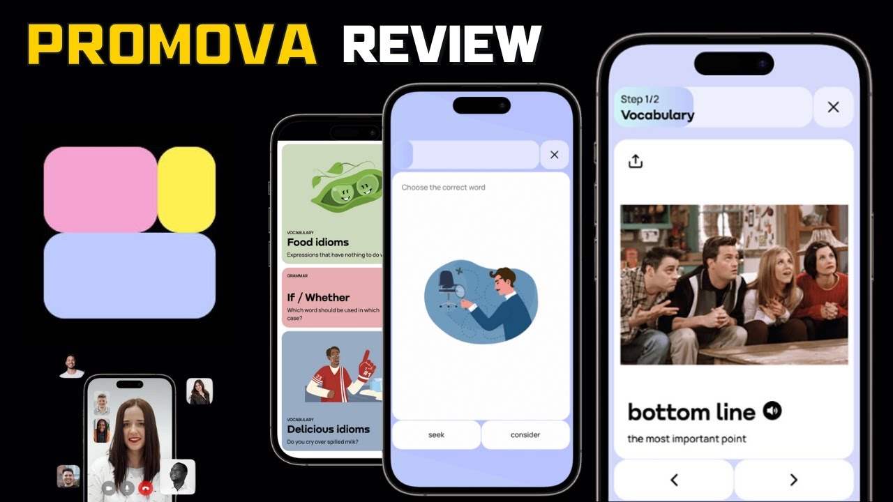 English Speaking Vocabulary Practice Promova App Review - YouTube