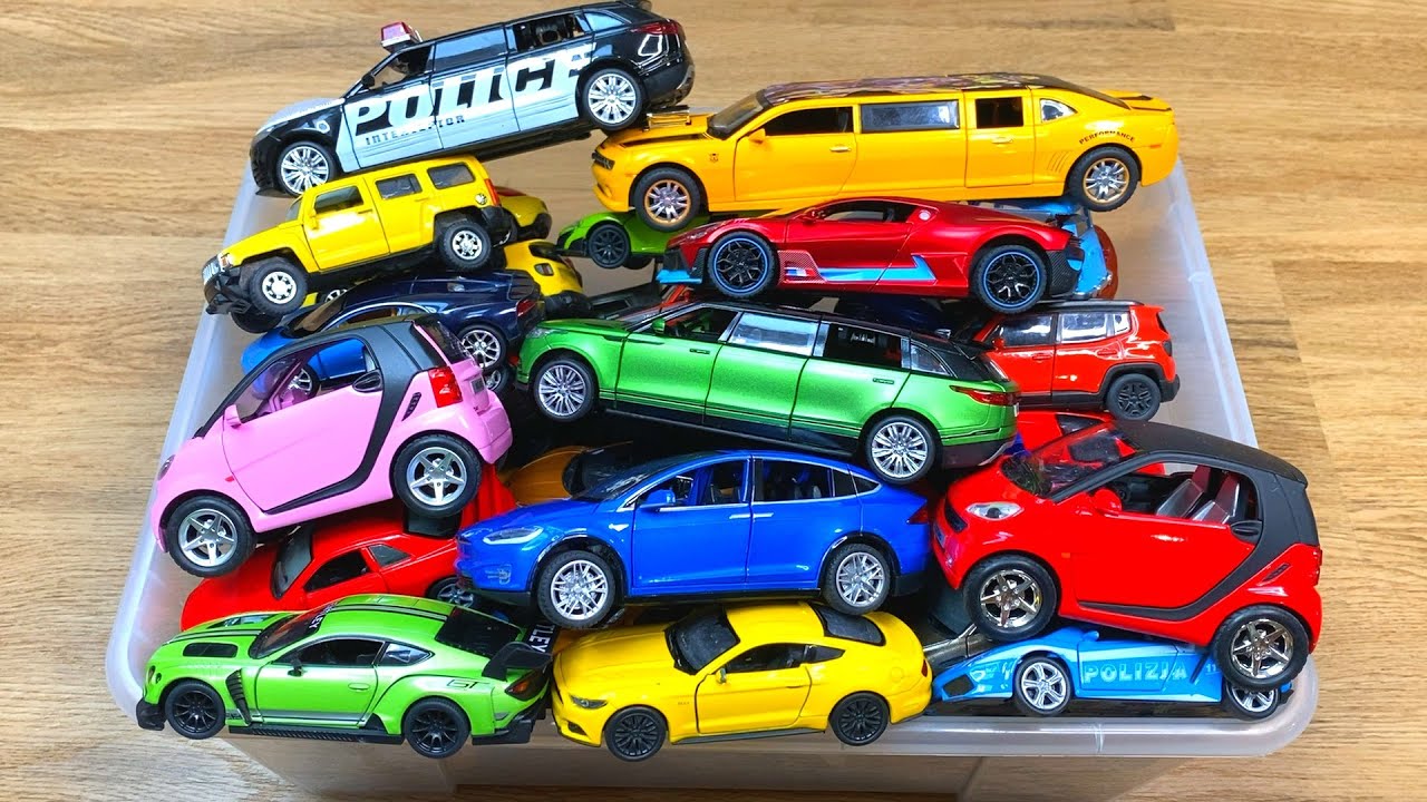 Huge Collection Of Diecast Model Cars From The Box - 4K - YouTube