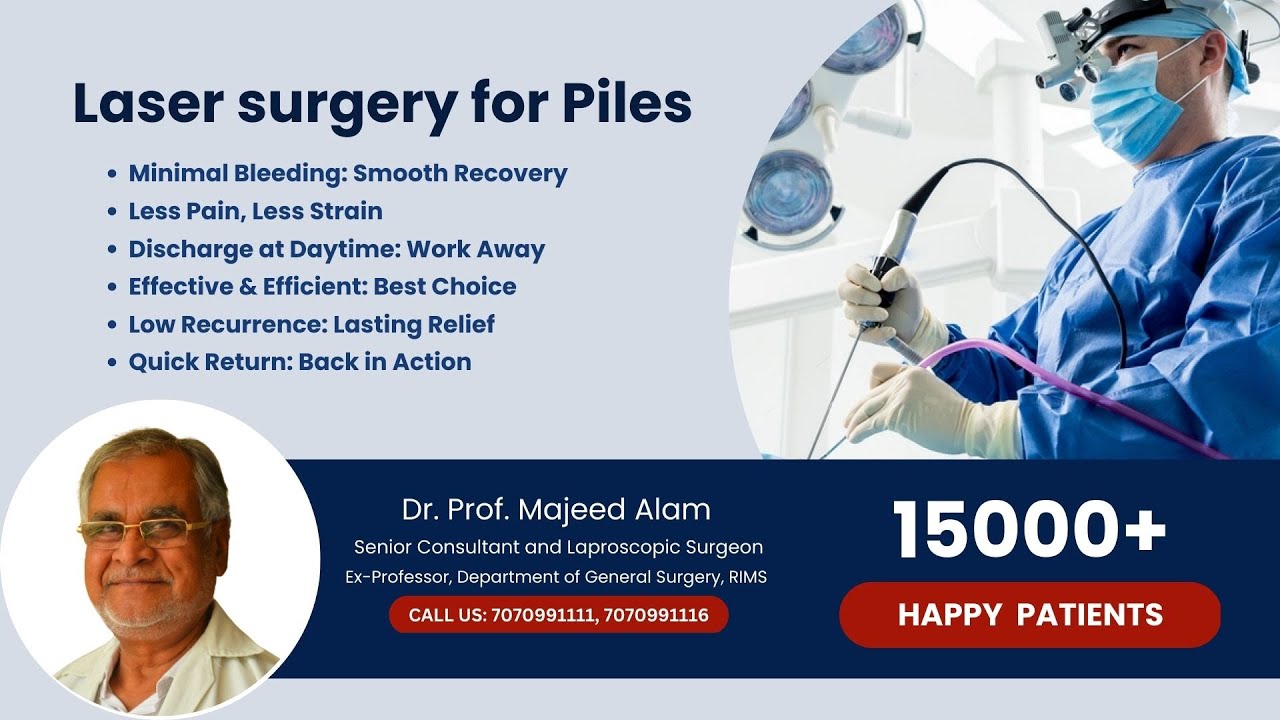 Laser surgery for piles treatment | Ranchi Jharkhand - YouTube