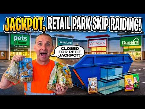 DUMPSTER DIVING UK RETAIL PARKS, YOU WONT BELIEVE WHAT I FIND!!