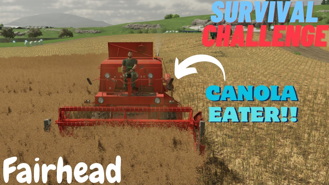 TIME TO DUST OFF THE HARVESTER! Survival Challenge EP28 Farming ...
