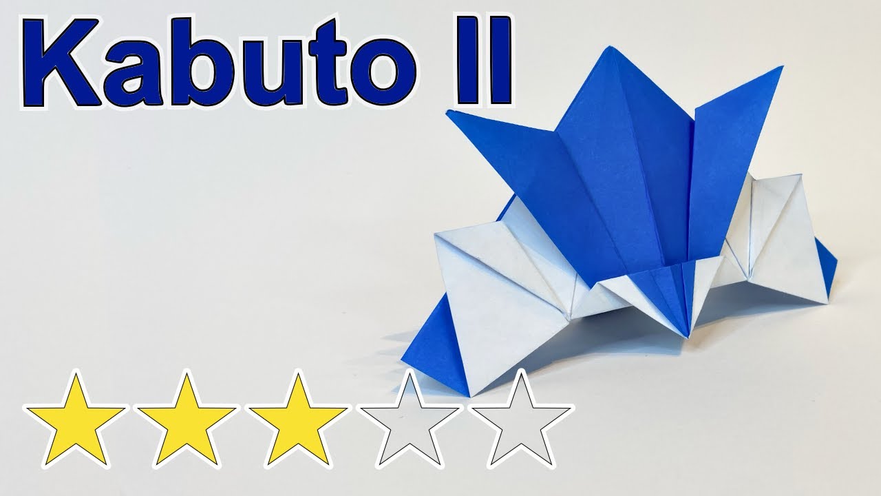 How to make Origami KABUTO II (Samurai Helmet) 〜兜・その二〜 | DIY Easy ...