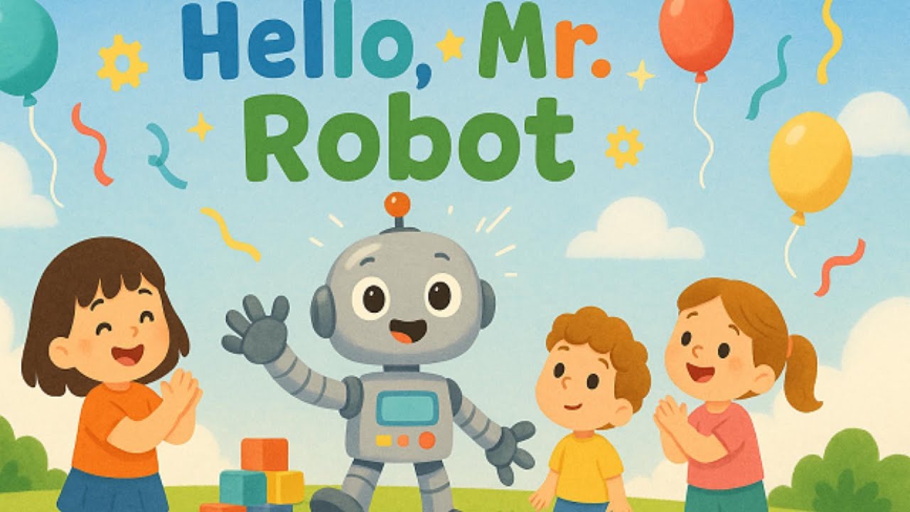 Hello, Mr. Robot | Fun English Tech Song for Kids About Robots, Beeping ...