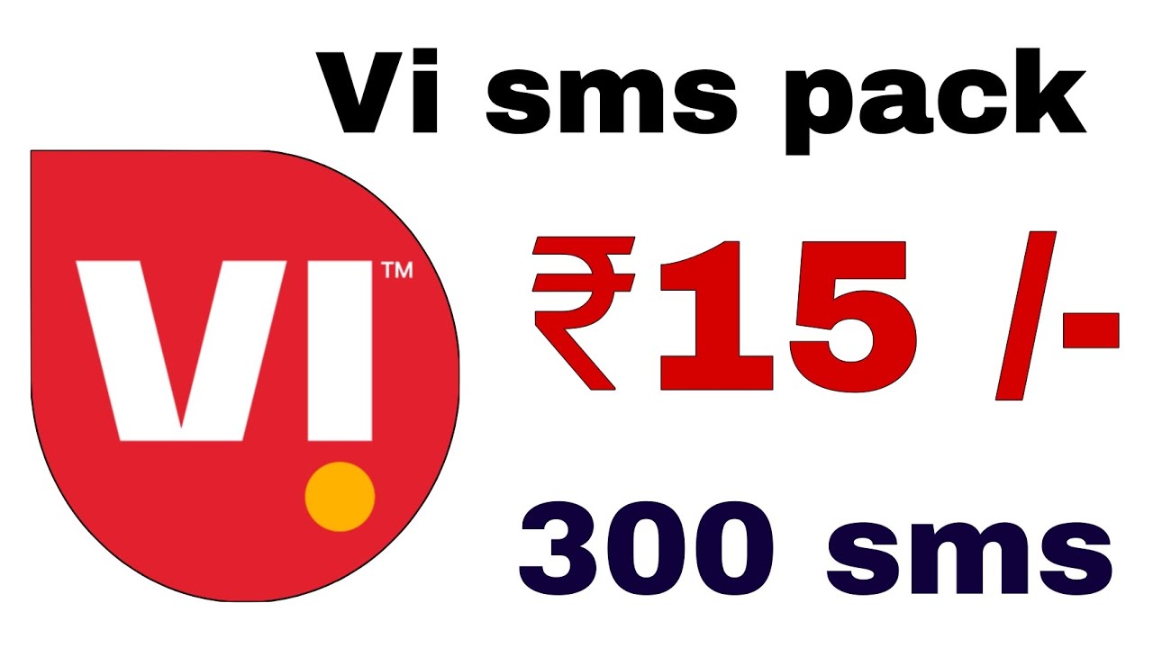 Vodafone sms pack | idea sms pack recharge | vi sms pack recharge plan ...