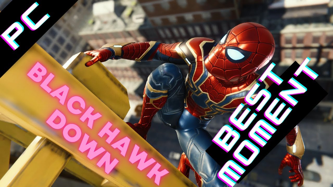 Spider Man Taking Black Hawk Down | Best Moment - YouTube