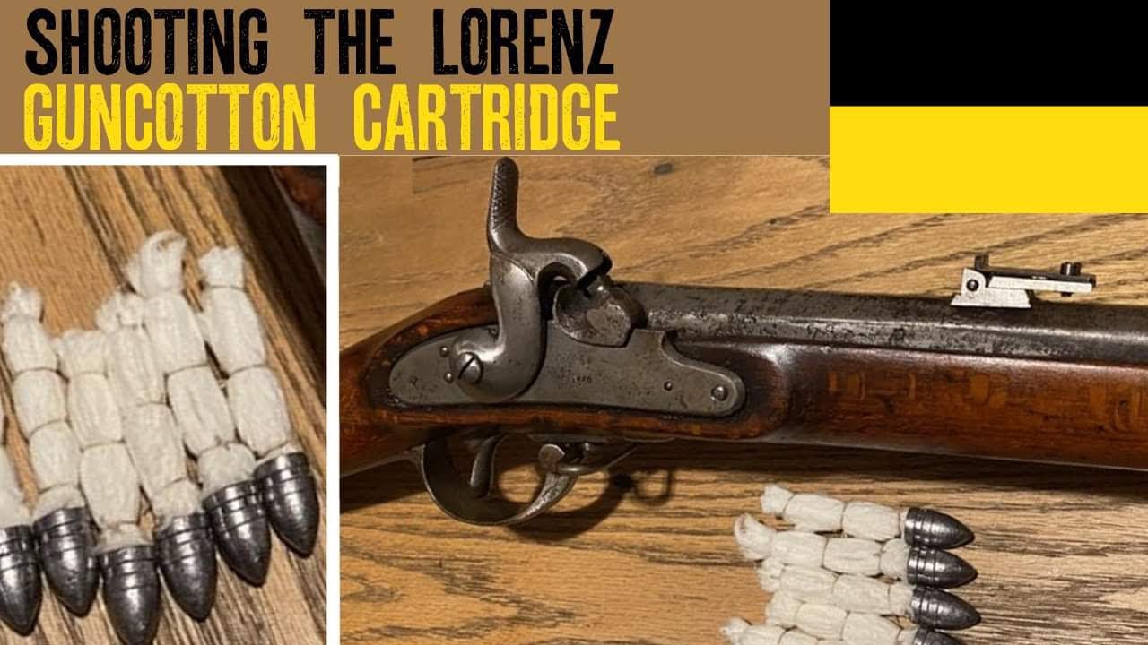 Shooting the Guncotton Cartridge for the M1854 Lorenz - YouTube