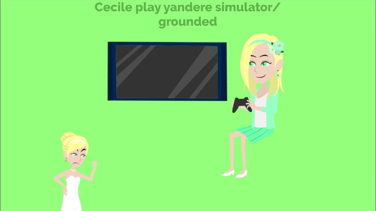 Cecile play yandere simulator/grounded - YouTube