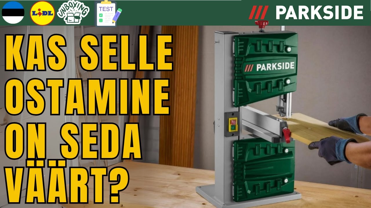 LINTSAAG Parkside PBS 350 C3 EESTI KEEL ESTONIAN LIDL - YouTube