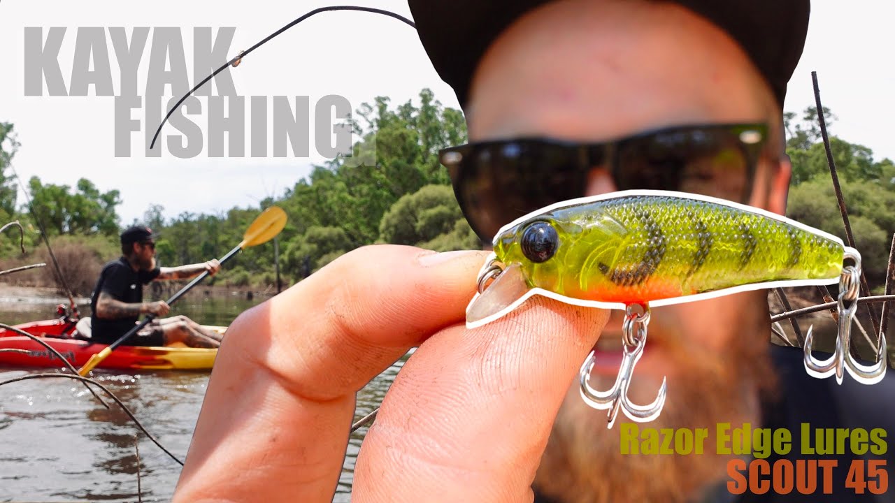 KAYAK Fishing With Razor Edge Lures Scout 45 - YouTube